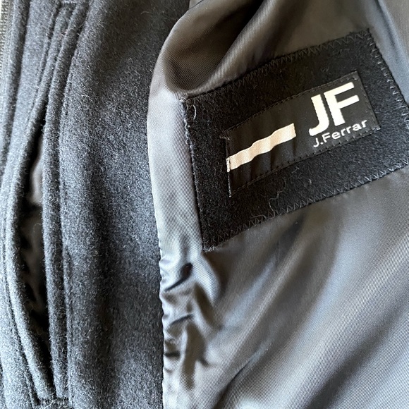 jf j.ferrar | Jackets & Coats | Jf J Ferra Mens Slim Fit Wool Black ...